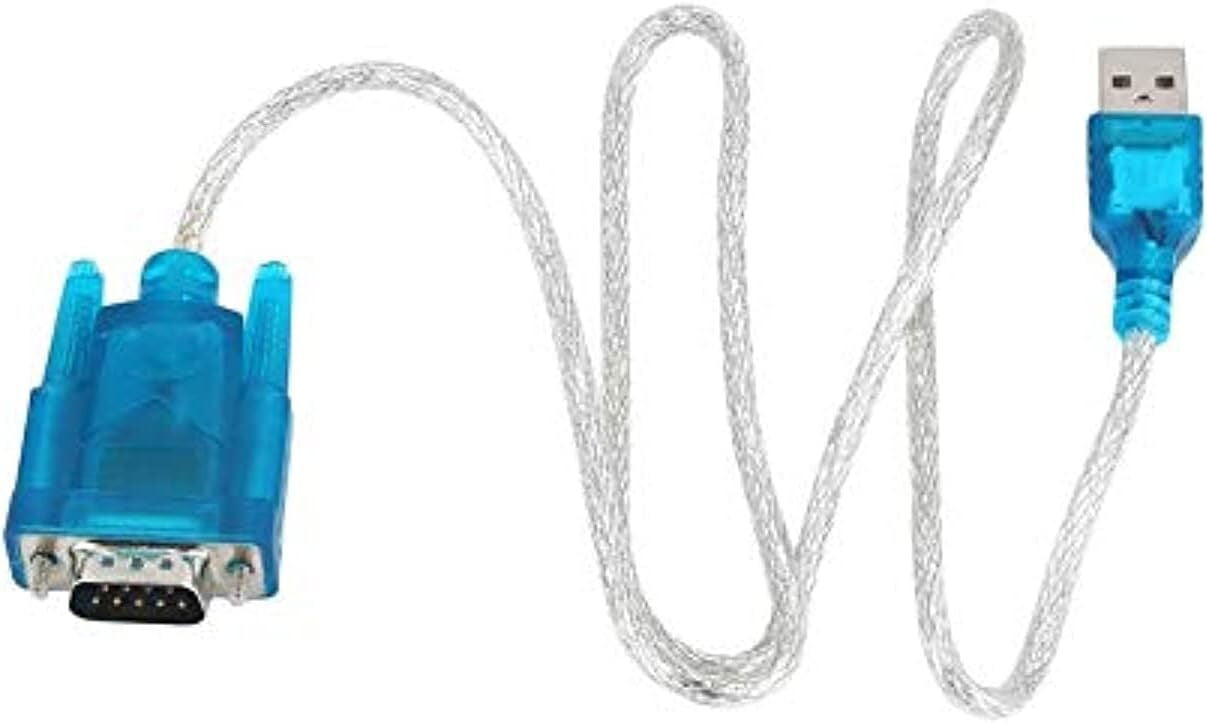 Usb 2.0 to serial rs232 db9 9 pin adapter cable pda cord gps converter